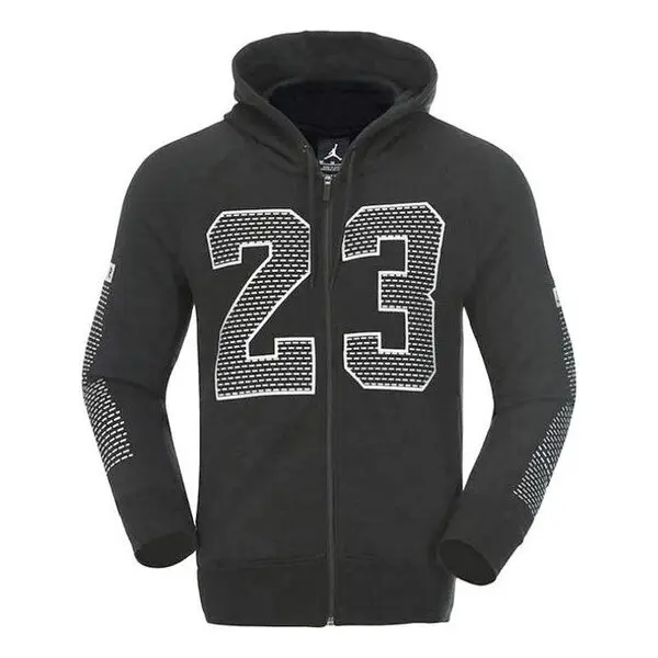 JORDAN Numeric Printing Zipper Sports Jacket