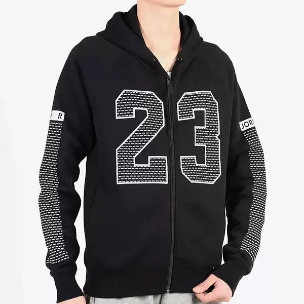 JORDAN Numeric Printing Zipper Sports Jacket