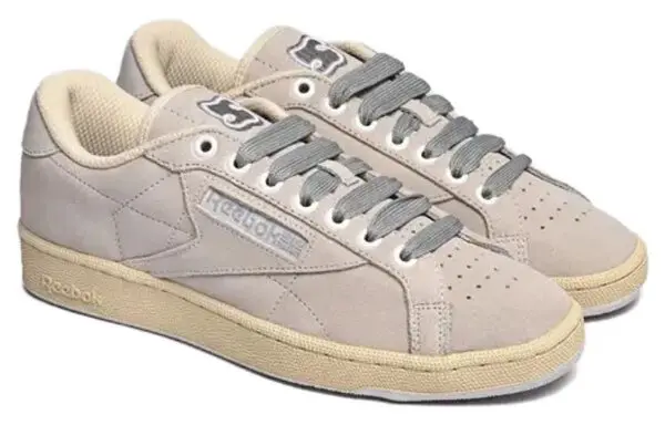 REEBOK Sneeze X Club C Grounds Sneakers - Grey/alabaster/white