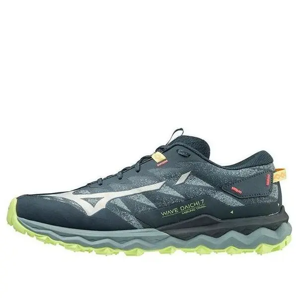 Mizuno Wave Daichi Trail Running Shoes - Grey/blue