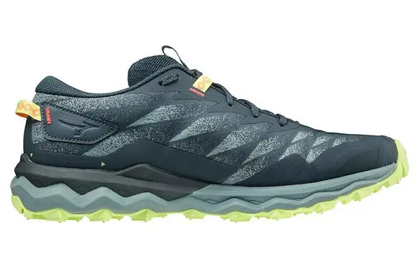 Mizuno Wave Daichi Trail Running Shoes - Grey/blue