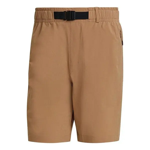 Adidas Woven Belted Shorts - Yellow
