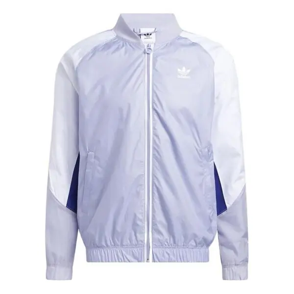 Adidas Colorblock Zip-up Windbreaker Jacket - Default Color