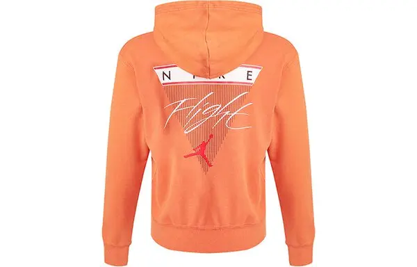 JORDAN Air Flight Embroidered Print Hoodie - Red