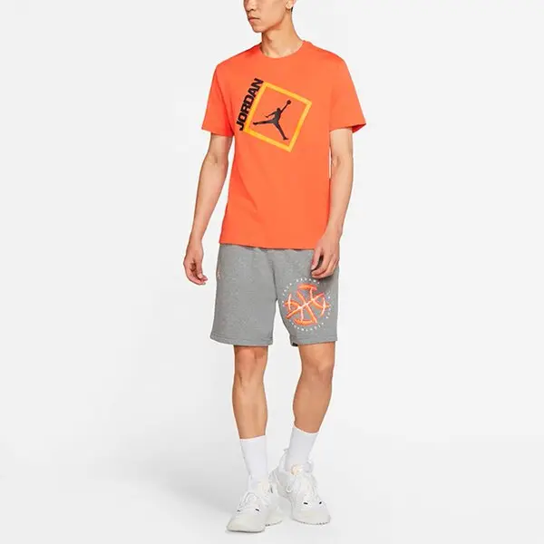 JORDAN Jumpman Box Short Sleeve T-shirt - Orange