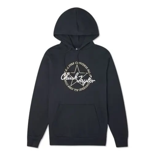 CONVERSE Chuck Patch Deconstructed Pullover Hoodie - Black