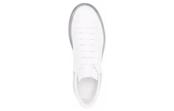 Alexander McQueen Oversized Larry Sneakers - White/iridescent