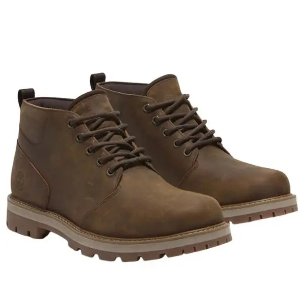 Timberland Britton Road Waterproof Chukka - Rust Full Grain