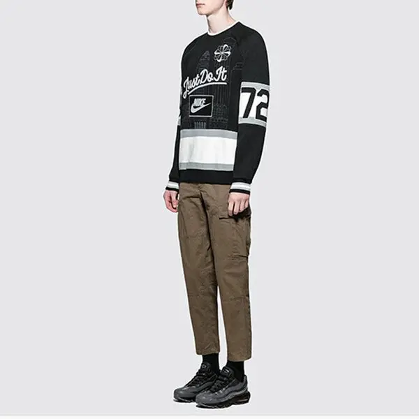 Nike City Version Los Angeles Splicing Limited Sweatshirt - Black/sail/wolf Grey