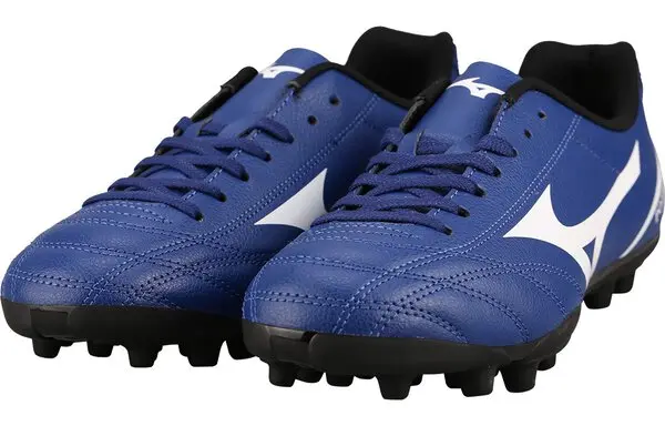 Mizuno Potrero Wide Ag Training Soccer Cleats - Blue