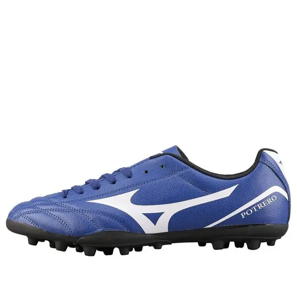 Mizuno Potrero Wide Ag Training Soccer Cleats - Blue