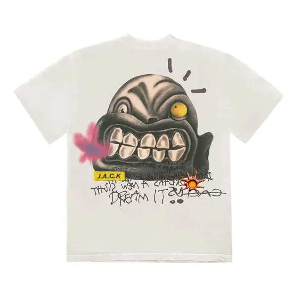 TRAVIS SCOTT Cactus Jack Ss22 Dream It T-shirt 'natural - Beige