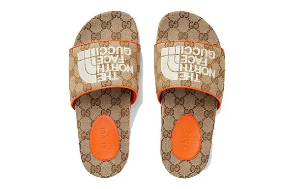 Gucci The North Face X Monogram Slide Sandals