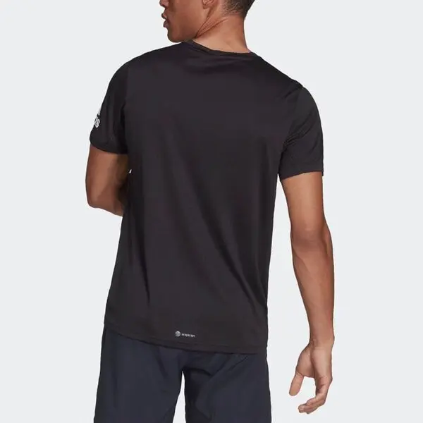 Adidas Short Sleeve Crewneck T-shirt With Shoulder Logo