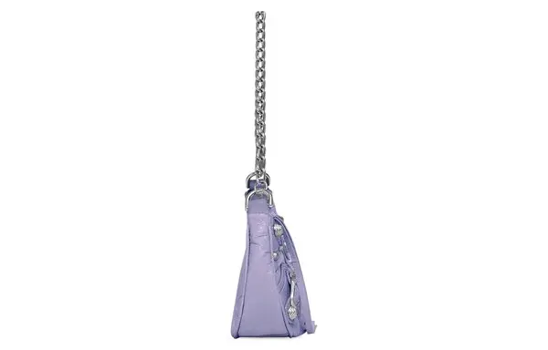Balenciaga Le Cagole Mini Bag With Chain - Lilac