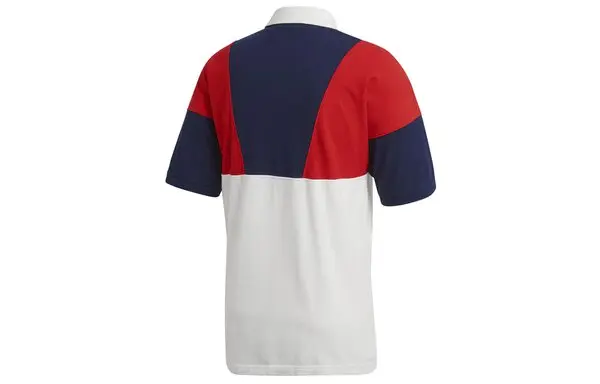 Adidas Originals Polo Shirt Splicing Short Sleeve