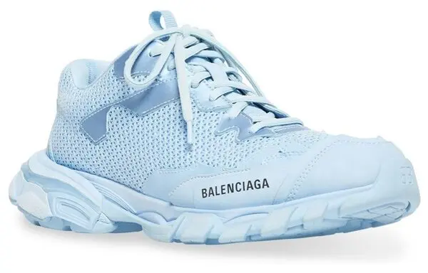 Balenciaga Track 3 Sneakers - Light Blue