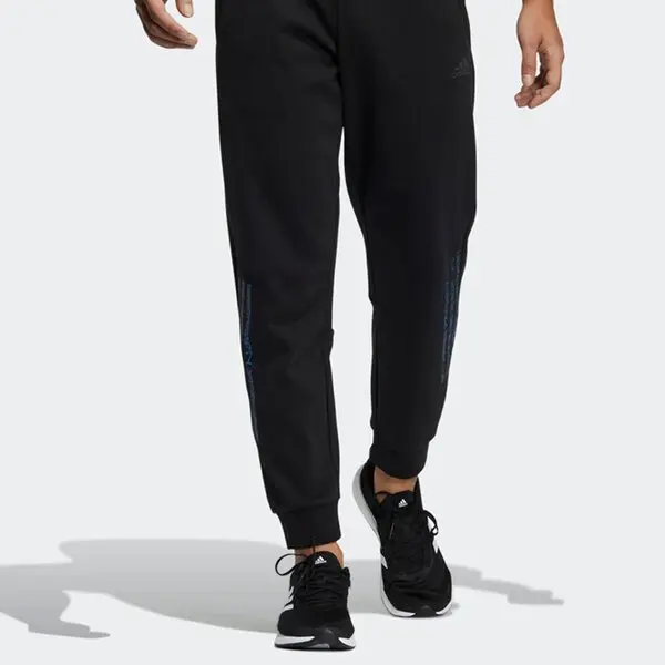 Adidas Pants Alphabet Pattern Sports Pants/trousers/joggers Black