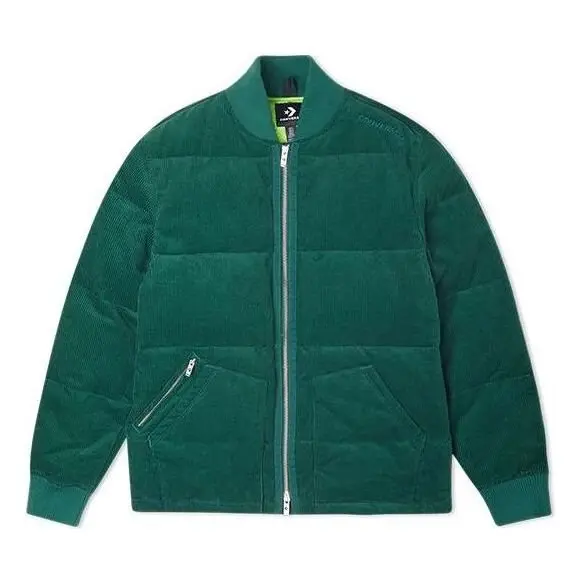 CONVERSE Corduroy Puffer Jacket - Green