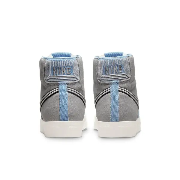 Nike Blazer Mid '77 Vintage High Top Sneakers - Gray/blue/white