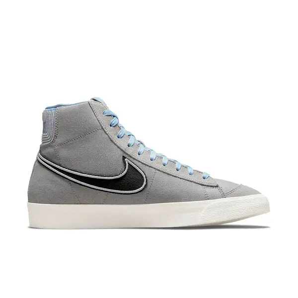 Nike Blazer Mid '77 Vintage High Top Sneakers - Gray/blue/white