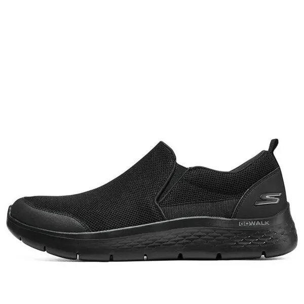 Sketchers Go Walk Flex Slip-on Athletic Shoes - Black