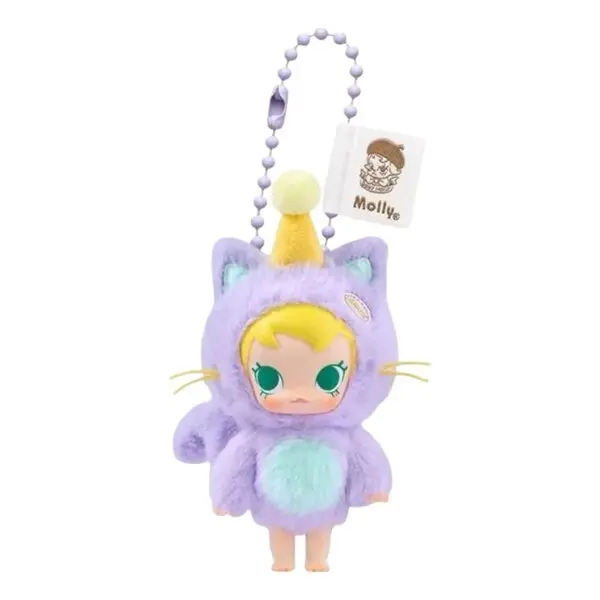 POP MART Baby Molly Pocket Friends Vinyl Plush Pendant 'leave Me Alone - Multi-color