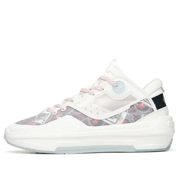 ANTA C37 2.0 Casual Skate Sneakers - White/red/black