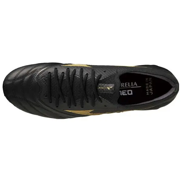 Mizuno Morelia Neo 4 Beta Japan Soccer Cleats - Black/gold/black