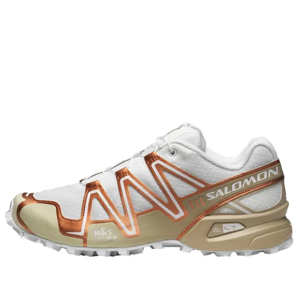 SALOMON Speedcross 3 Metallic Sneakers - White/gold