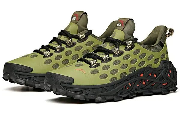 ANTA Sb-02 X Salehe Bembury Sneakers - Green/orange/black