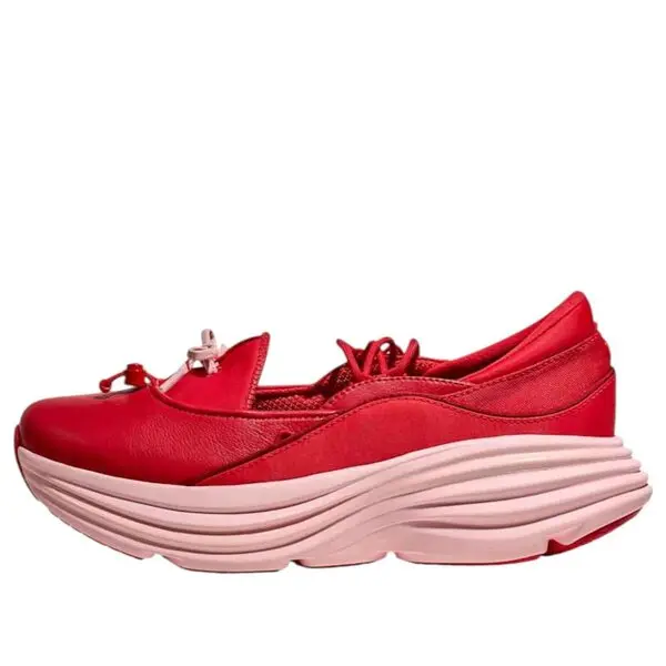 Hoka One One Bondi Mary Jane Sneakers - Cerise/rose Tea