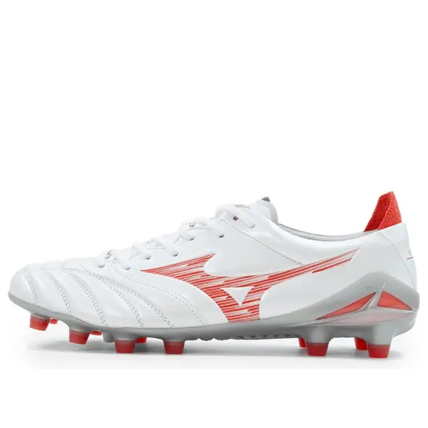 Mizuno Morelia Neo Iv Pro Ag Football Boots - White/red/silver