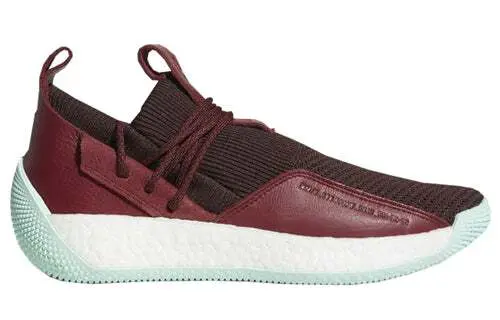 Adidas Harden Vol. 2 Ls 'maroon Mint' Sneakers - Red