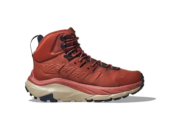 Hoka One One Kaha 2 Gtx High Top Lace-up Boots - Rust/oxford Tan