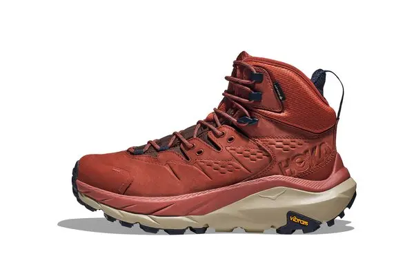 Hoka One One Kaha 2 Gtx High Top Lace-up Boots - Rust/oxford Tan