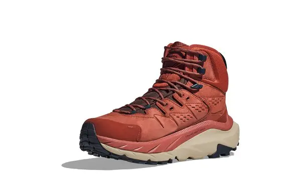 Hoka One One Kaha 2 Gtx High Top Lace-up Boots - Rust/oxford Tan