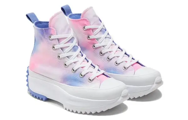 CONVERSE Run Star Hike High Top Sneakers - Blue/pink