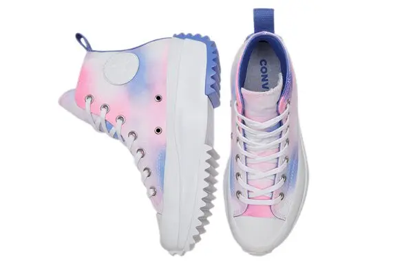 CONVERSE Run Star Hike High Top Sneakers - Blue/pink
