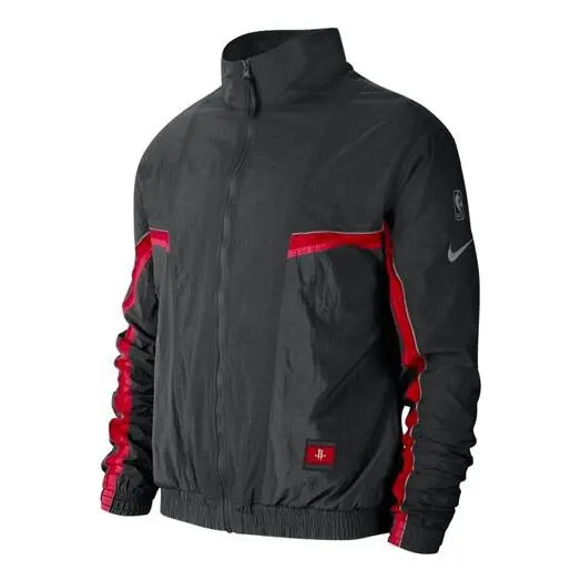 Nike Nba Houston Rockets Track Jacket - Black