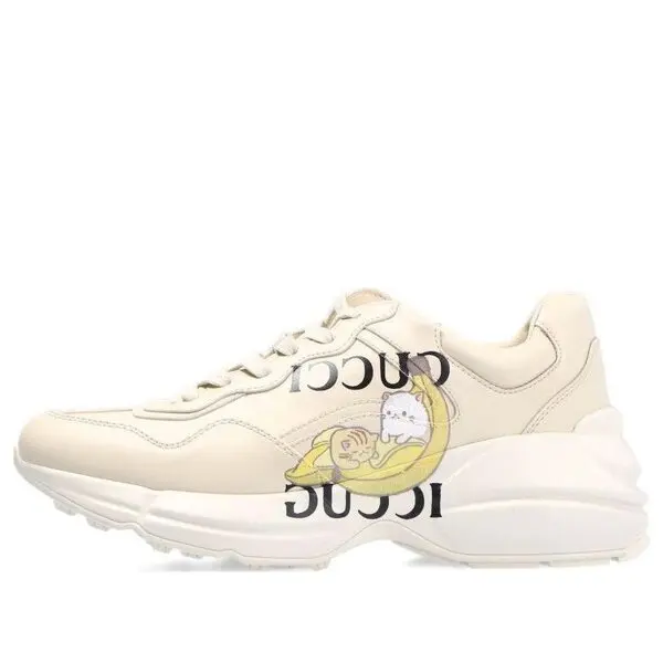 Gucci X Bananya Rhyton Sneakers - White/yellow