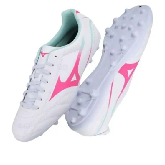 Mizuno Ag Football Boots - White/pink/blue
