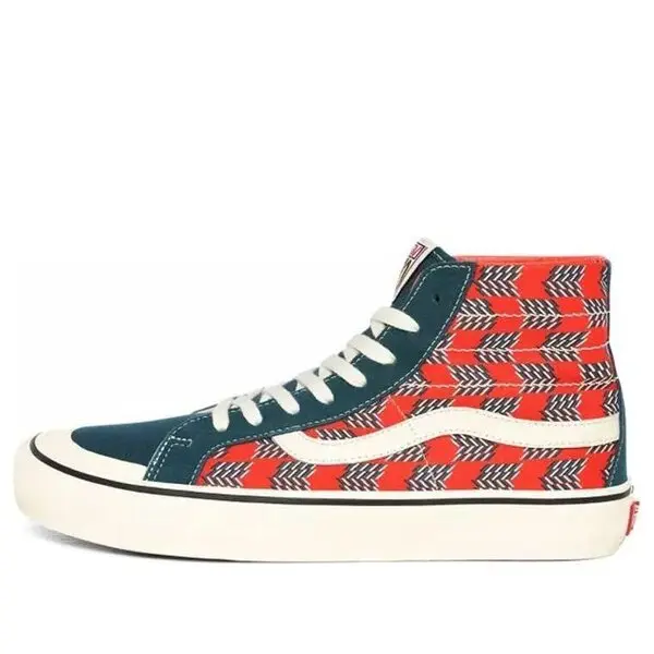 VANS Mod Checkerboard Sk8-hi 138 Decon Sf High Top Sneakers - Red/blue