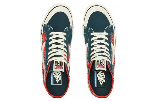 VANS Mod Checkerboard Sk8-hi 138 Decon Sf High Top Sneakers - Red/blue