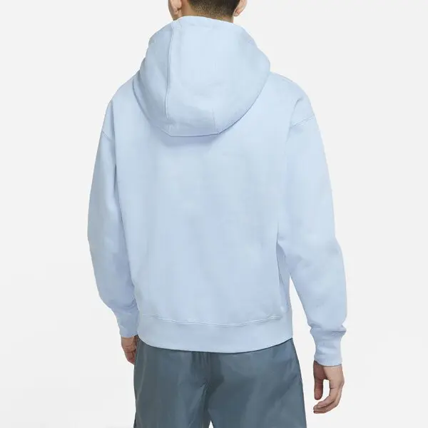 Nike Logo Embroidered Fleece Lined Hoodie
