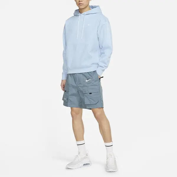 Nike Logo Embroidered Fleece Lined Hoodie