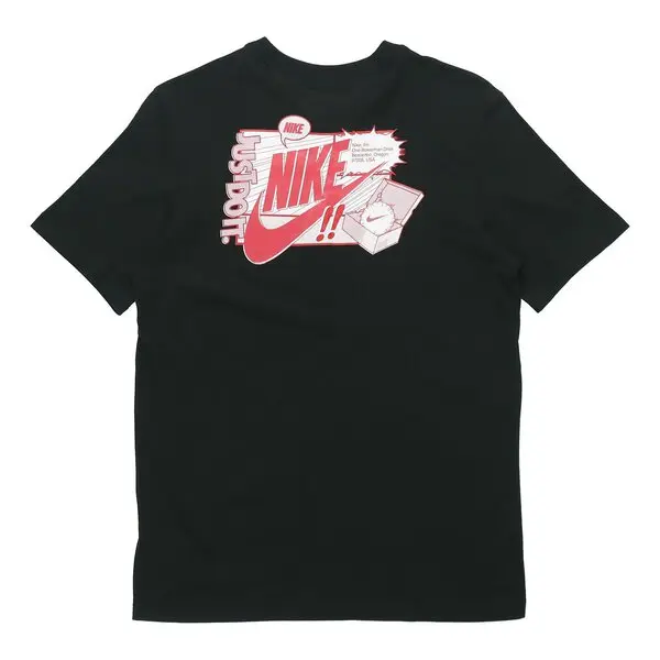 Nike As Tee Printed Short Sleeve Tee - Black