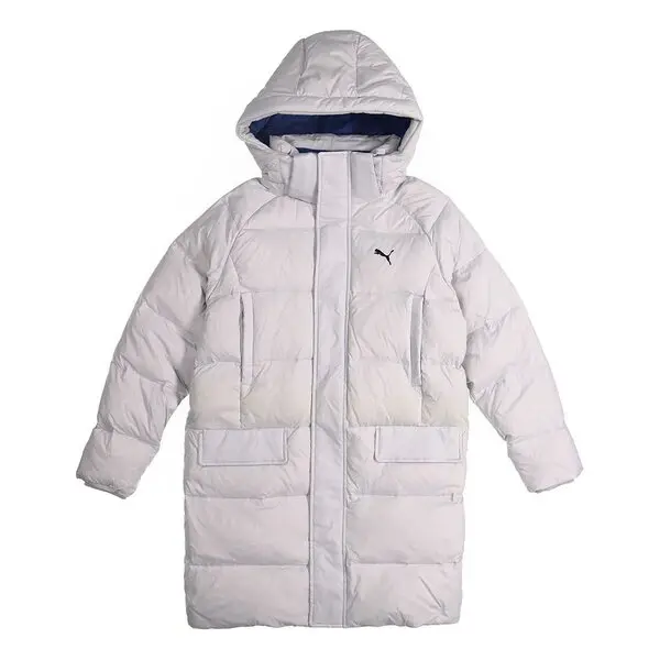 PUMA Long Cut Hoodie Coat - Grey