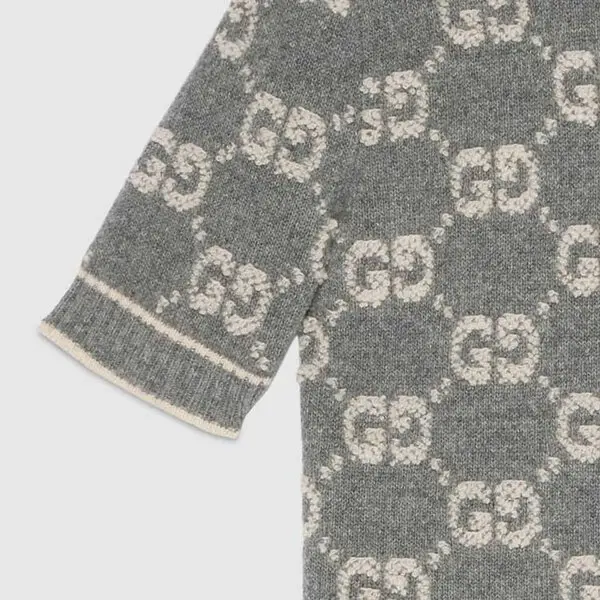 Gucci Gg Wool Bouclé Jacquard Top