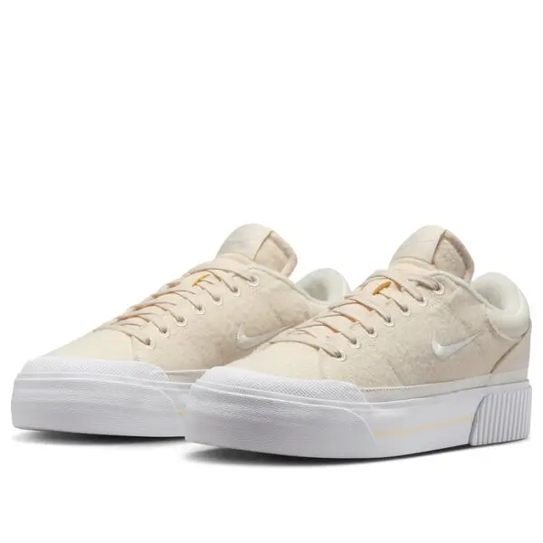 Nike Court Legacy Lift Sneakers - Light Ivory/white/grey